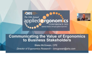 2021 AEC Recap: Conveying Ergonomics Value to Stakeholders